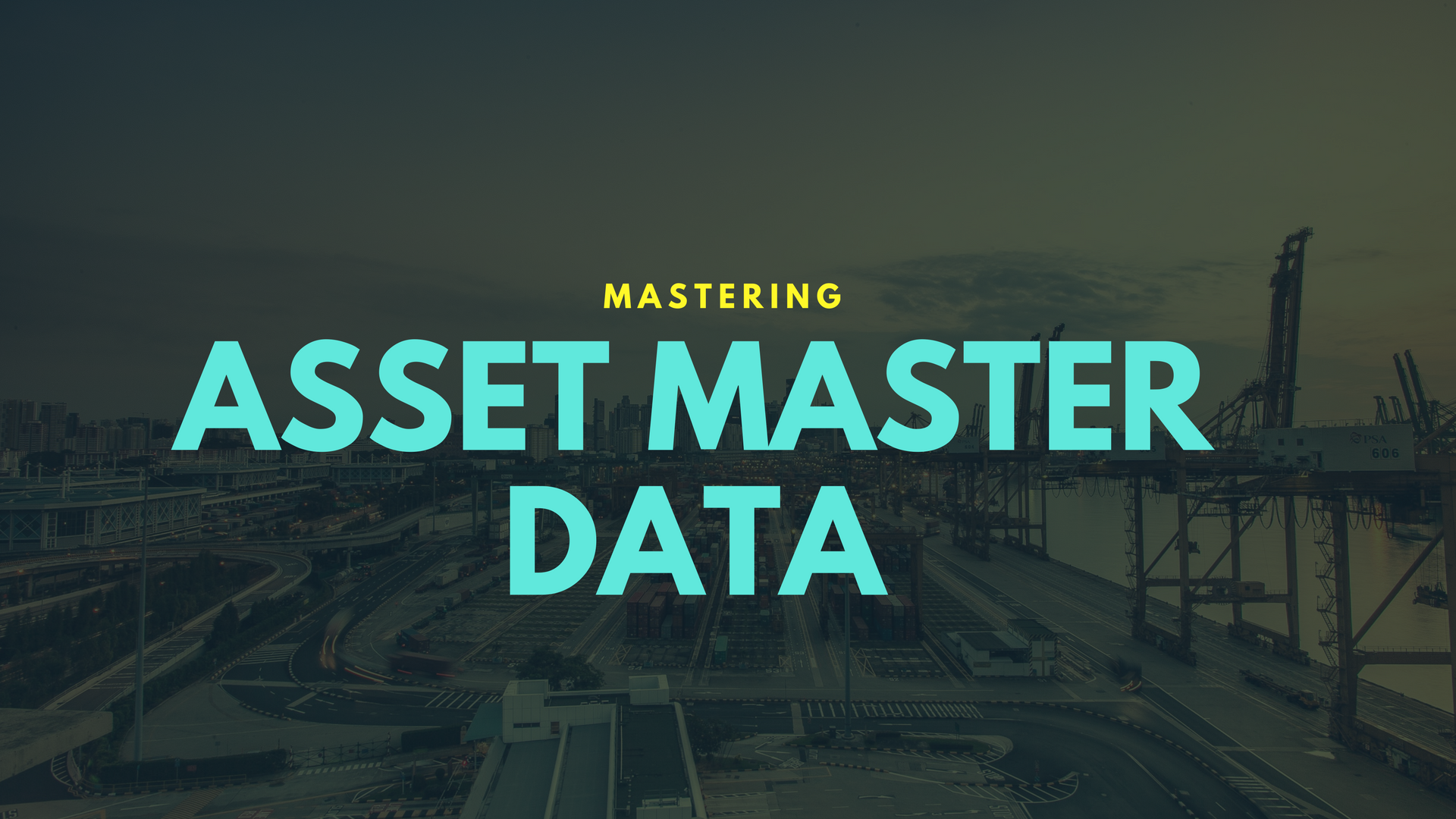 Mastering Asset Master Data - NRX AssetHub Mastering Asset Master Data - NRX AssetHub