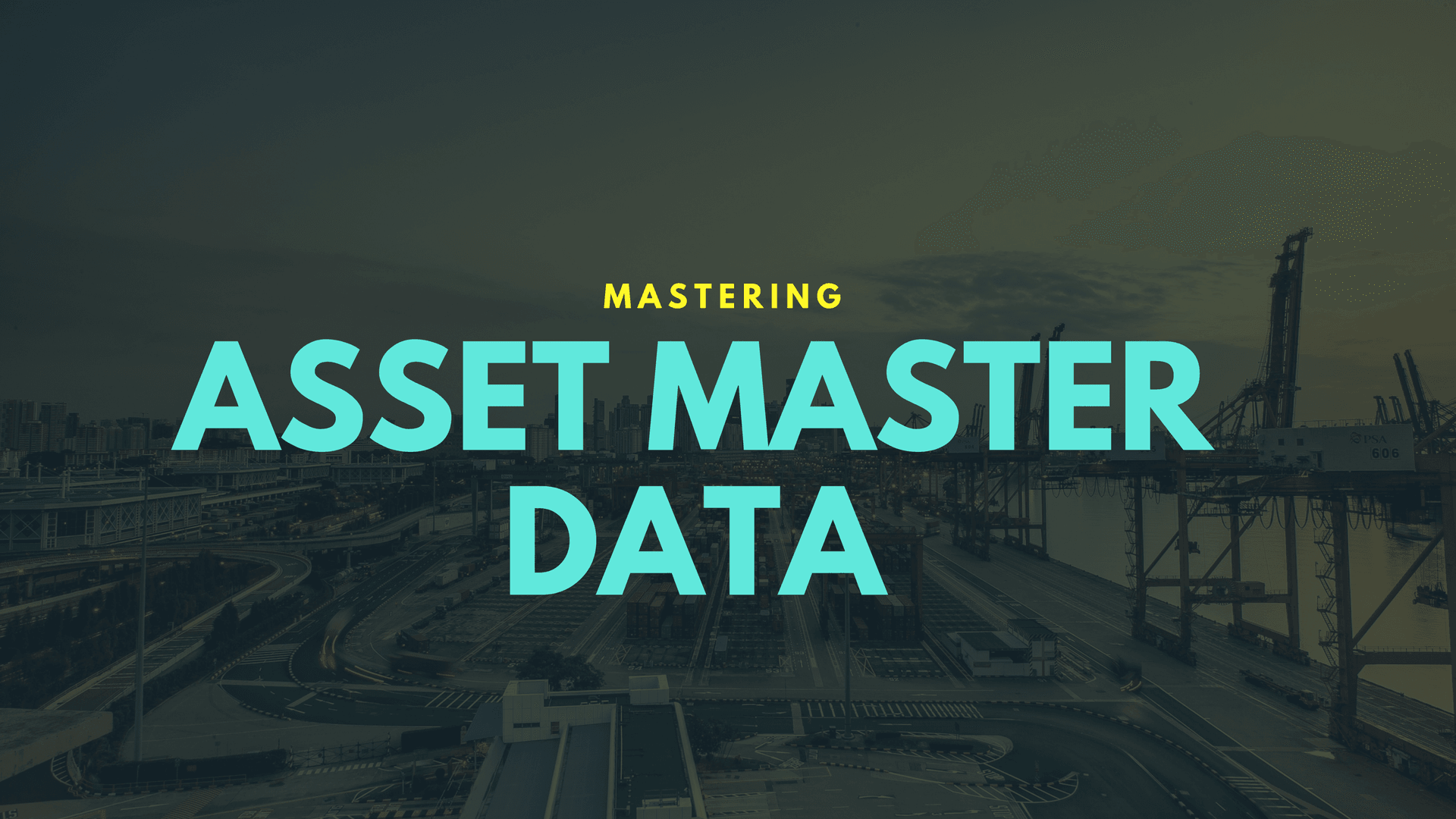 Mastering Asset Master Data - NRX AssetHub