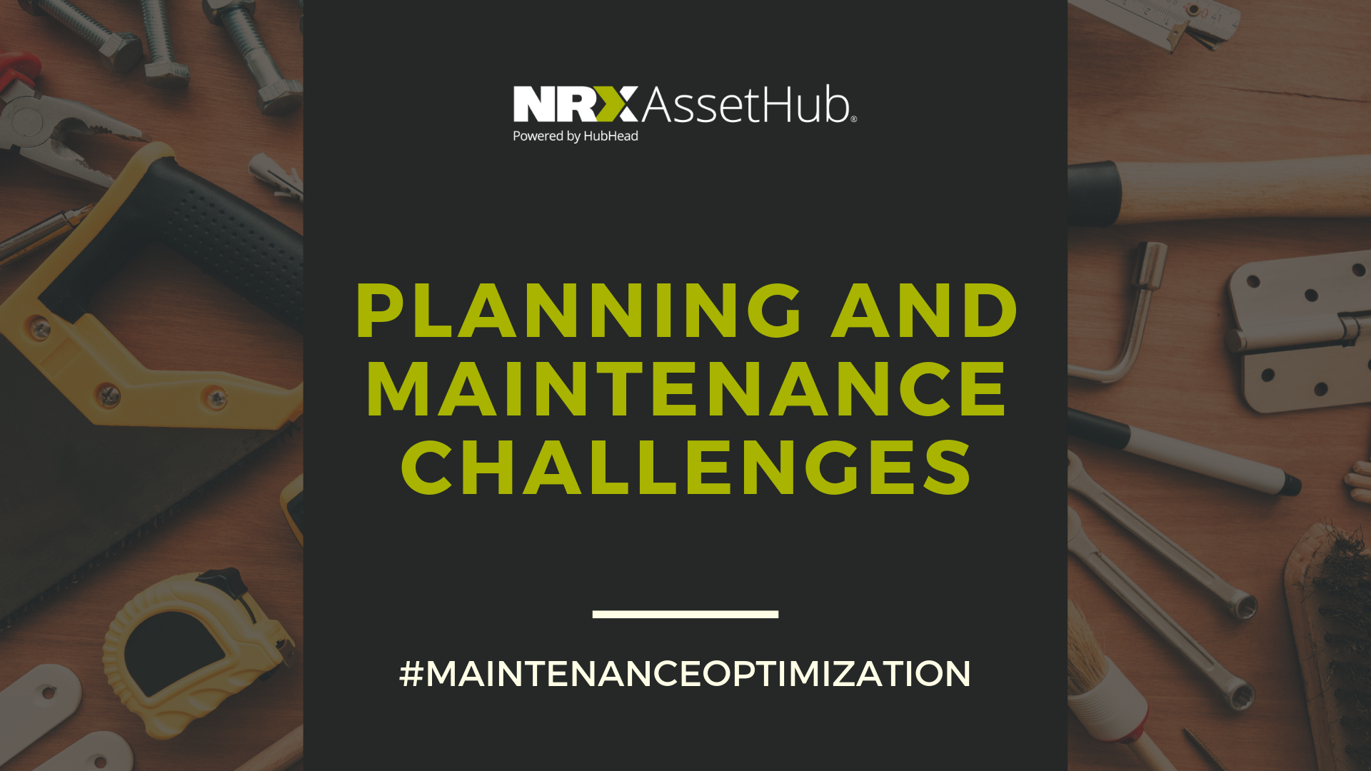 Planning and Maintenance Challenges - NRX AssetHub